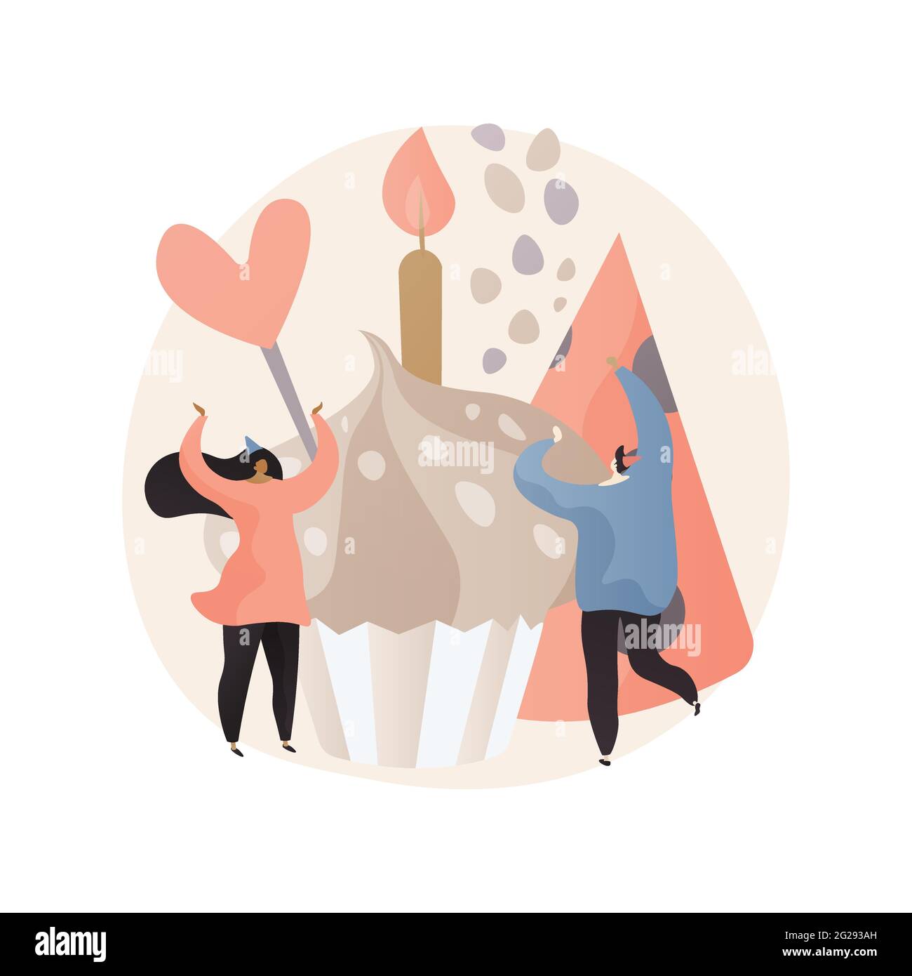 Birthday party abstract concept vector illustration Stock Vector Image ...