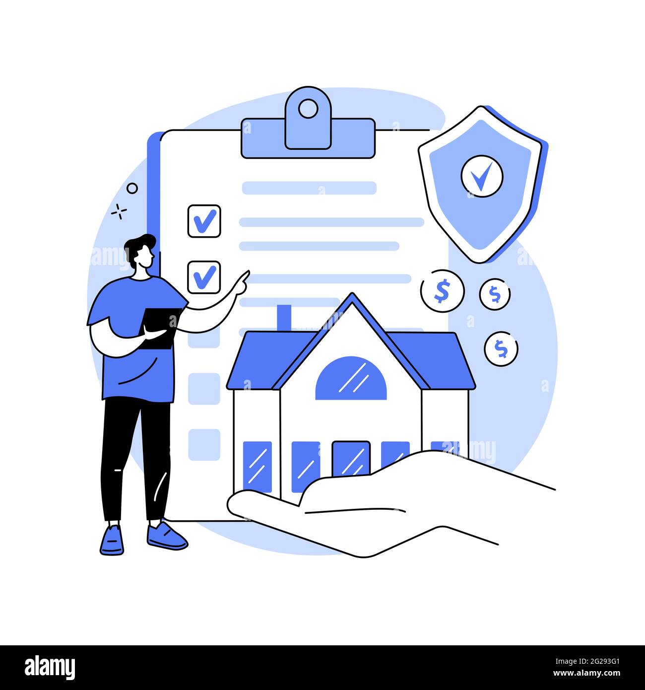 Mortgage relief program abstract concept vector illustration Stock ...