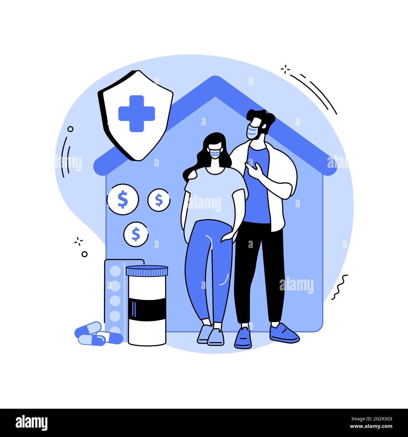 Emergency support fund abstract concept vector illustration Stock ...