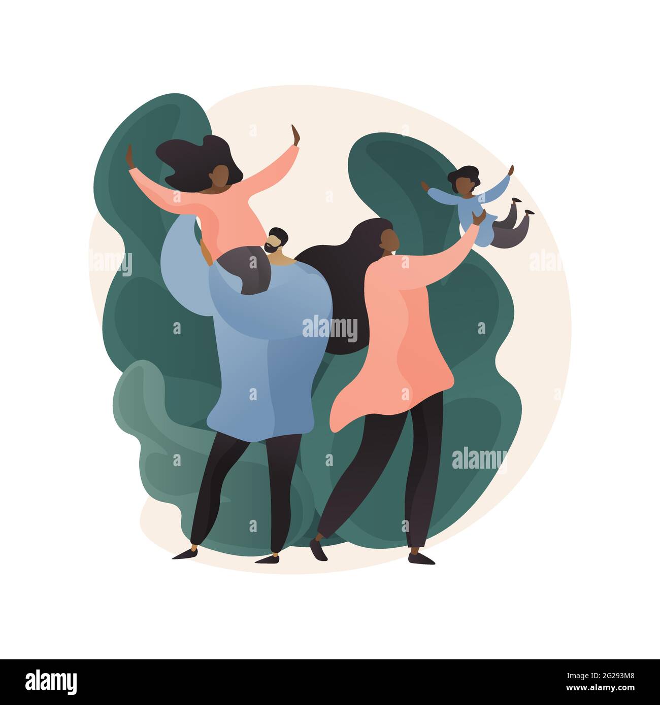 Family tradition abstract concept vector illustration Stock Vector ...