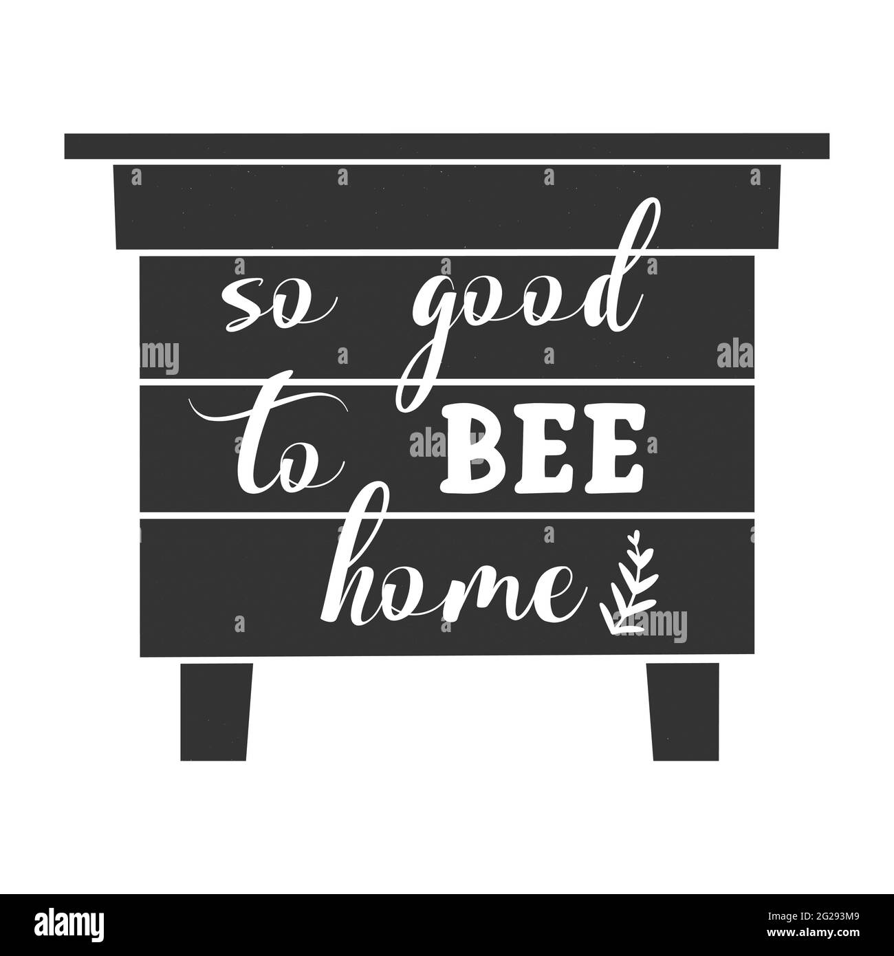 So good to bee home quote. Vector text illustration Stock Vector Image ...