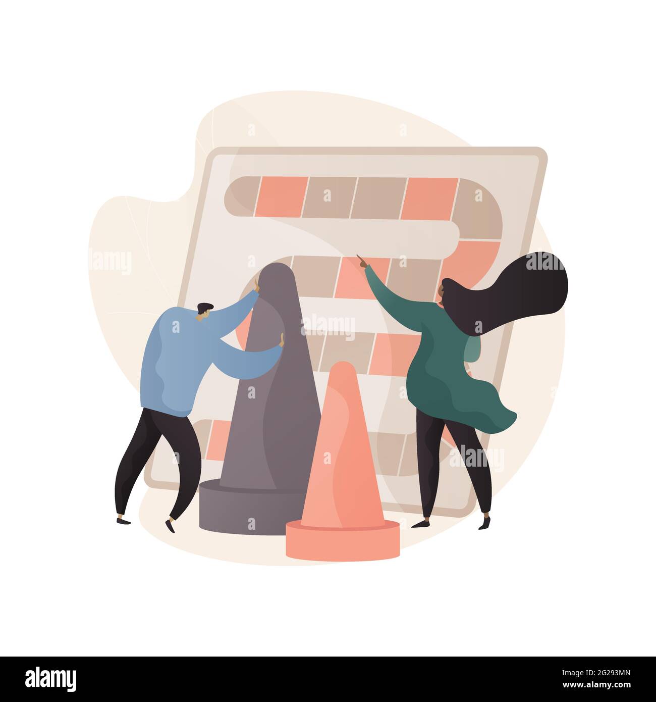 Board games abstract concept vector illustration Stock Vector Image ...