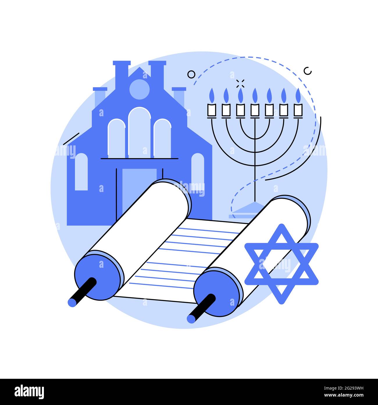 Judaism abstract concept vector illustration Stock Vector Image & Art ...