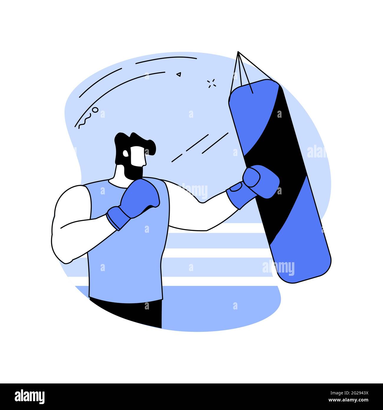 Boxing abstract concept vector illustration Stock Vector Image & Art ...