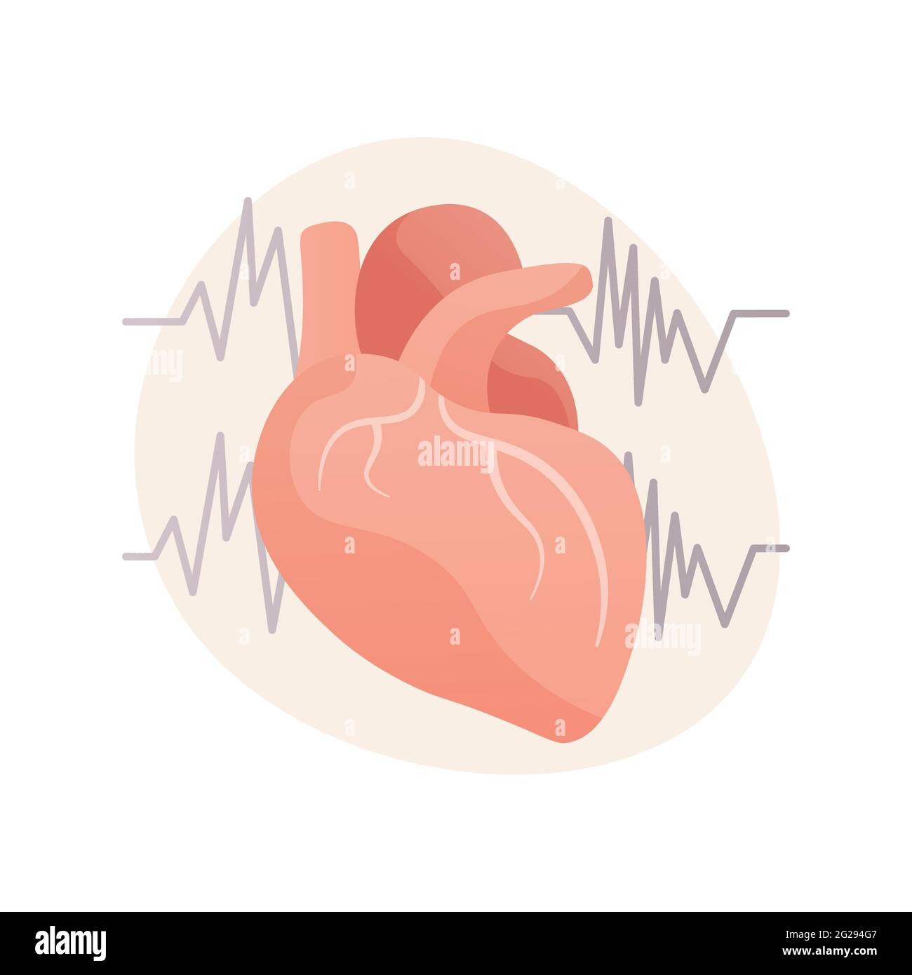 Heart disease diagnosis abstract concept vector illustration Stock ...