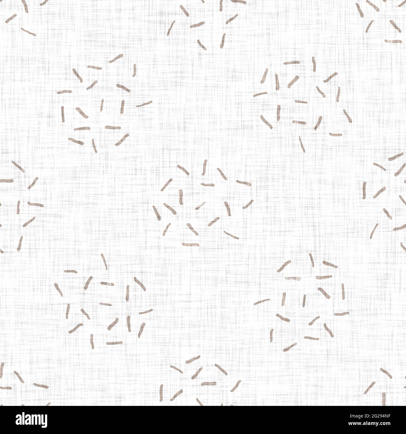 Seamless minimalist doodle flower pattern background. Calm two tone ...