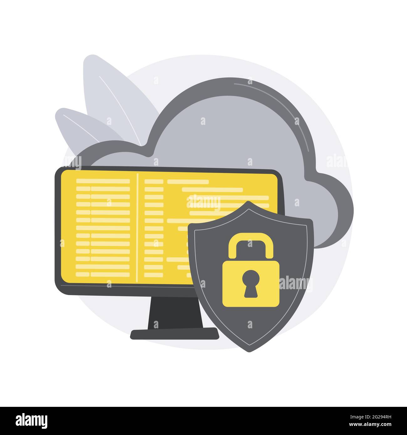 Data protection abstract concept vector illustration Stock Vector Image ...
