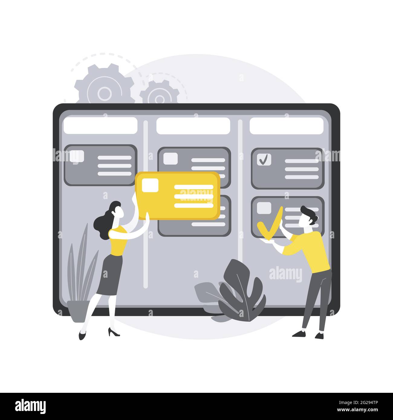 Task management abstract concept vector illustration Stock Vector Image ...