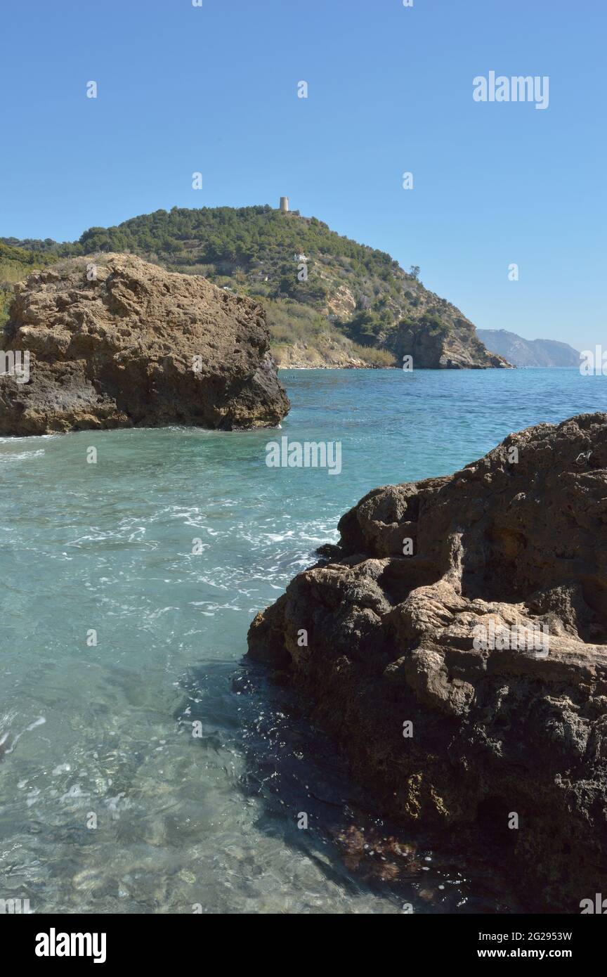 Rocks in the mediterranean hi-res stock photography and images - Alamy