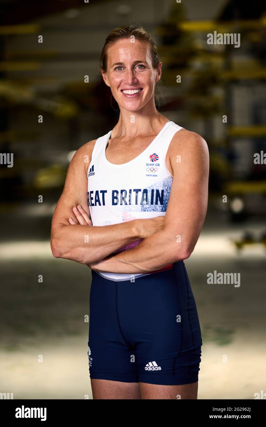 Great Britain's Helen Glover during the Team GB Tokyo 2020 Rowing team ...