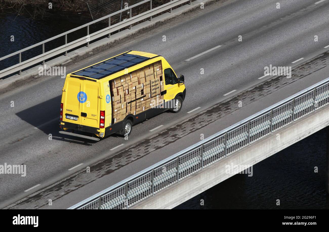 Postnord truck hi-res stock photography and images - Alamy