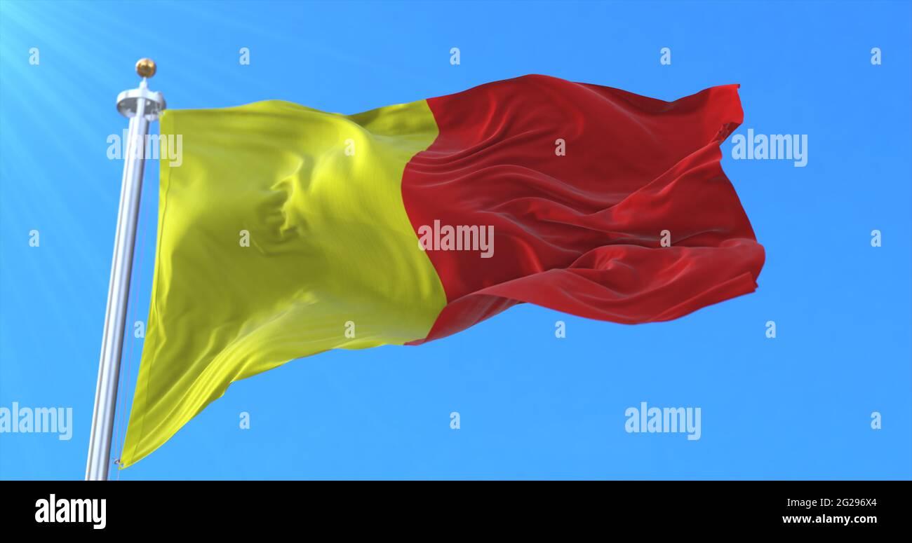 Flag of the prefecture of Orleans, France. 3d rendering Stock Photo - Alamy