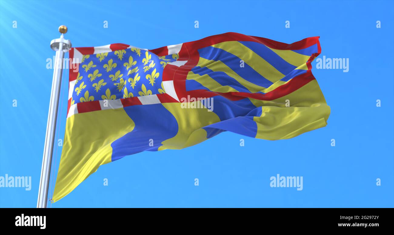Flag Of Bourgogne Franche Comte High Resolution Stock Photography and ...