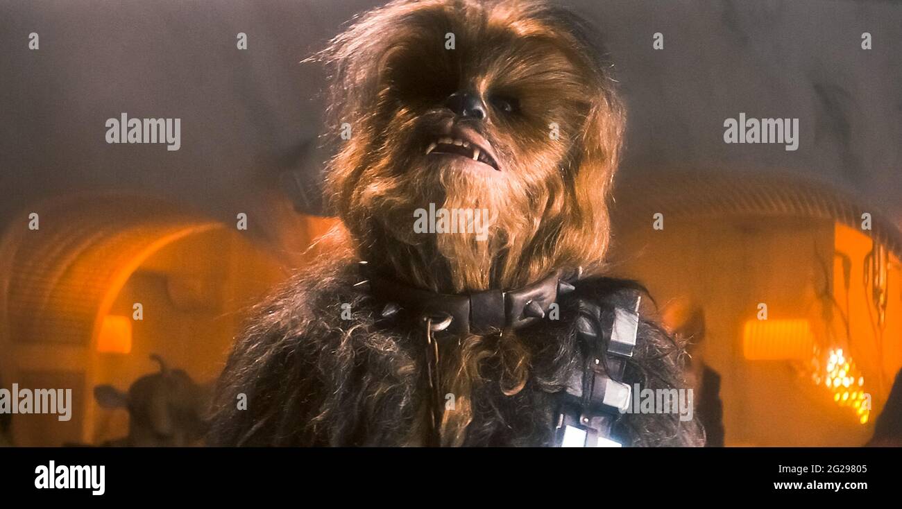 USA. Peter Mayhew as Chewbacca in a scene from the (C)Twentieth Century ...