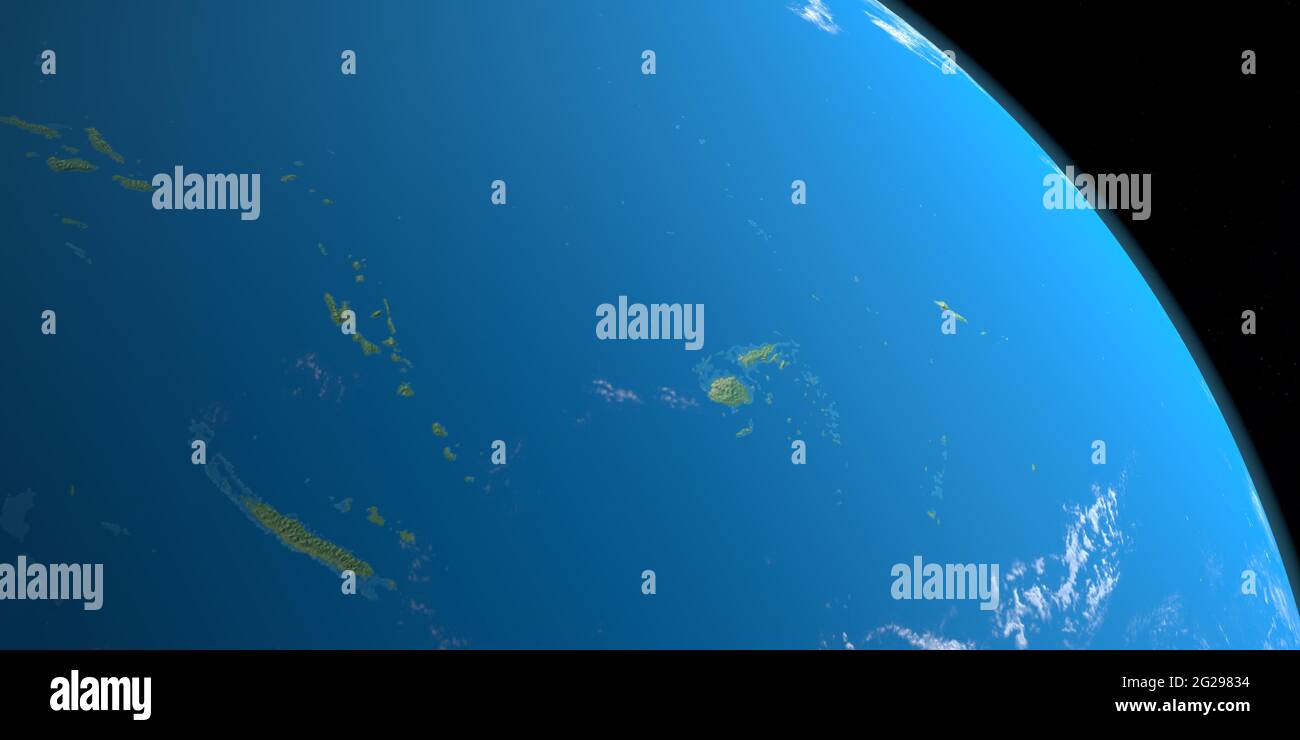 Map of fiji islands hi-res stock photography and images - Alamy