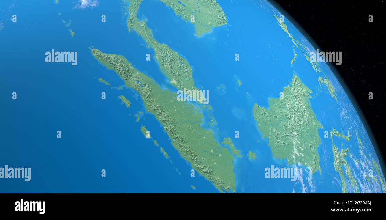 Strait of Malacca in planet earth from outer space Stock Photo - Alamy