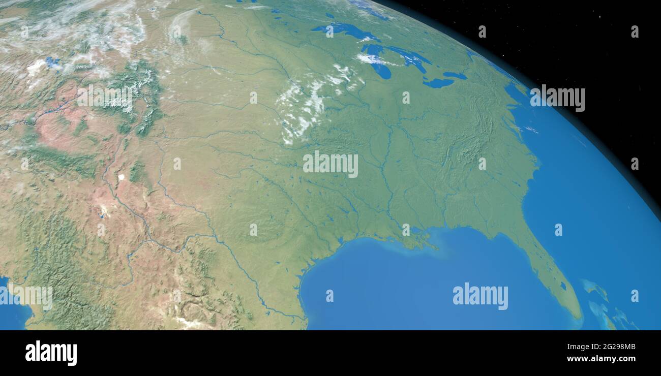 Cimarron map hi-res stock photography and images - Alamy