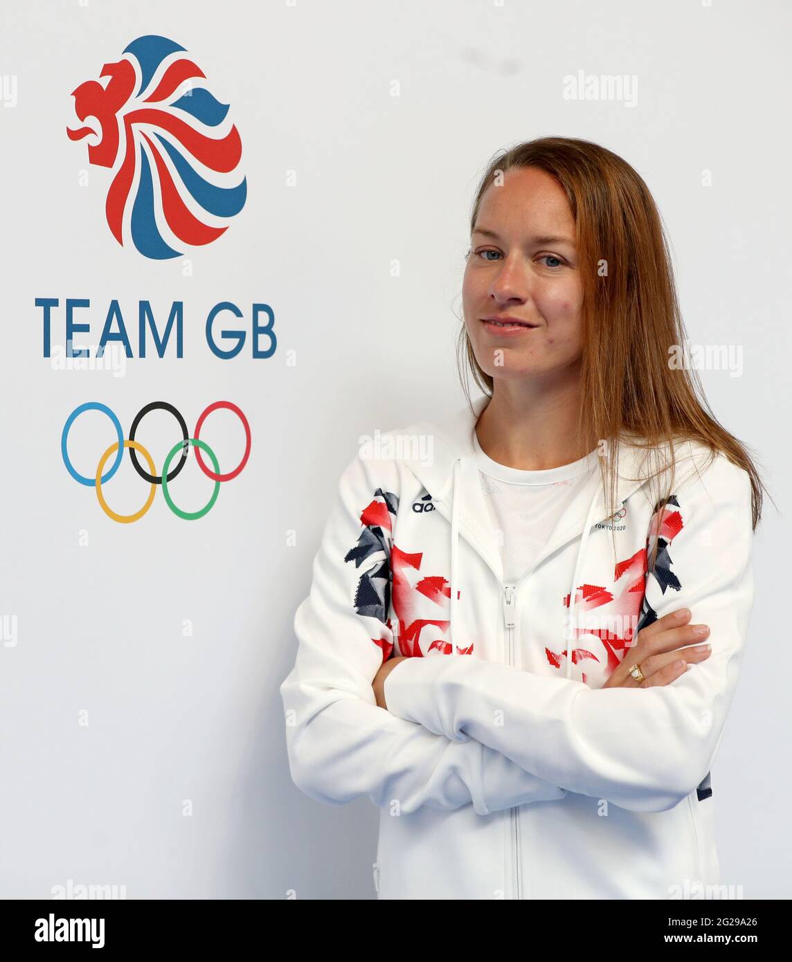 Great Britain's Stephanie Twell during the kitting out session for the ...