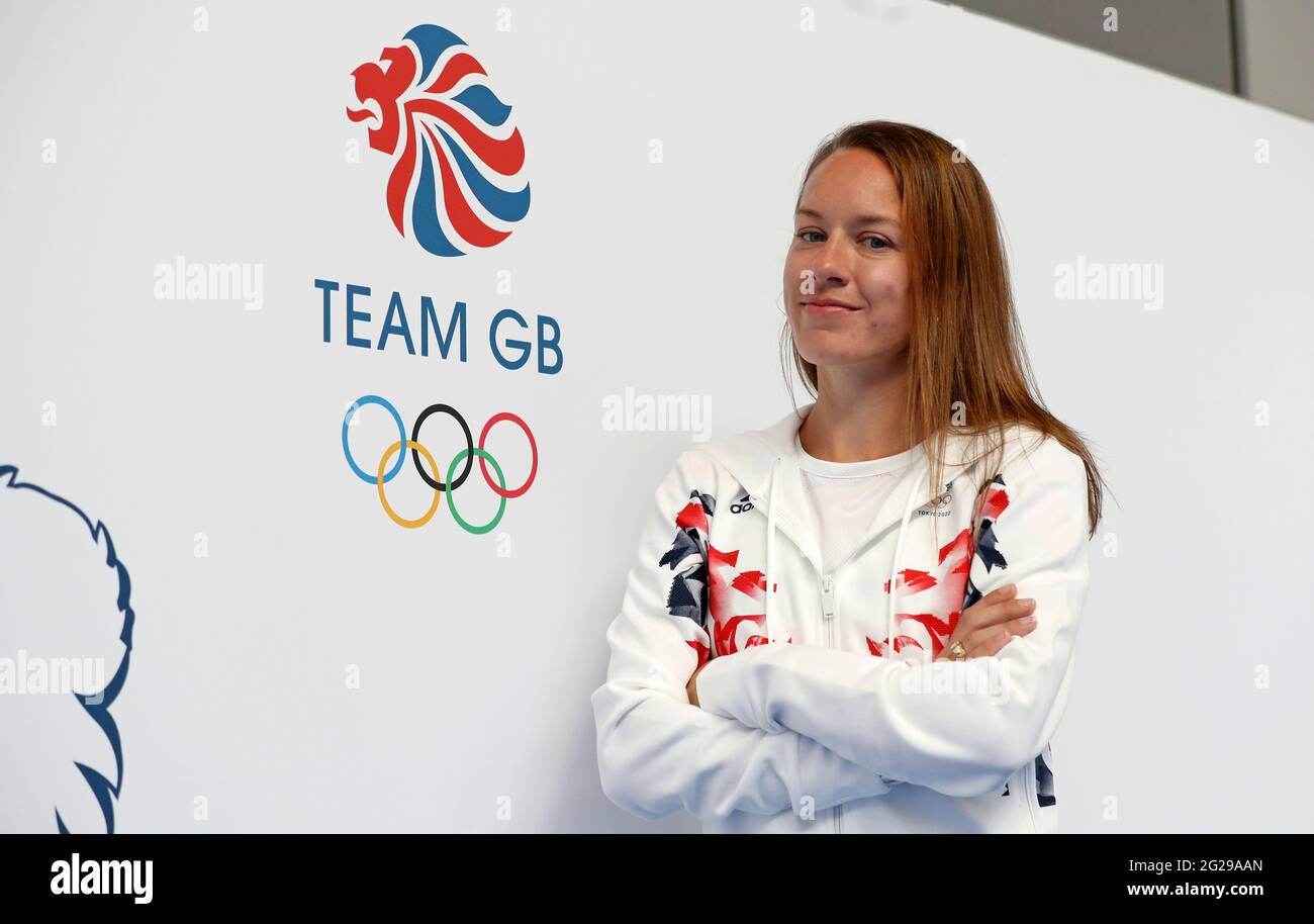 Great Britain's Stephanie Twell during the kitting out session for the ...