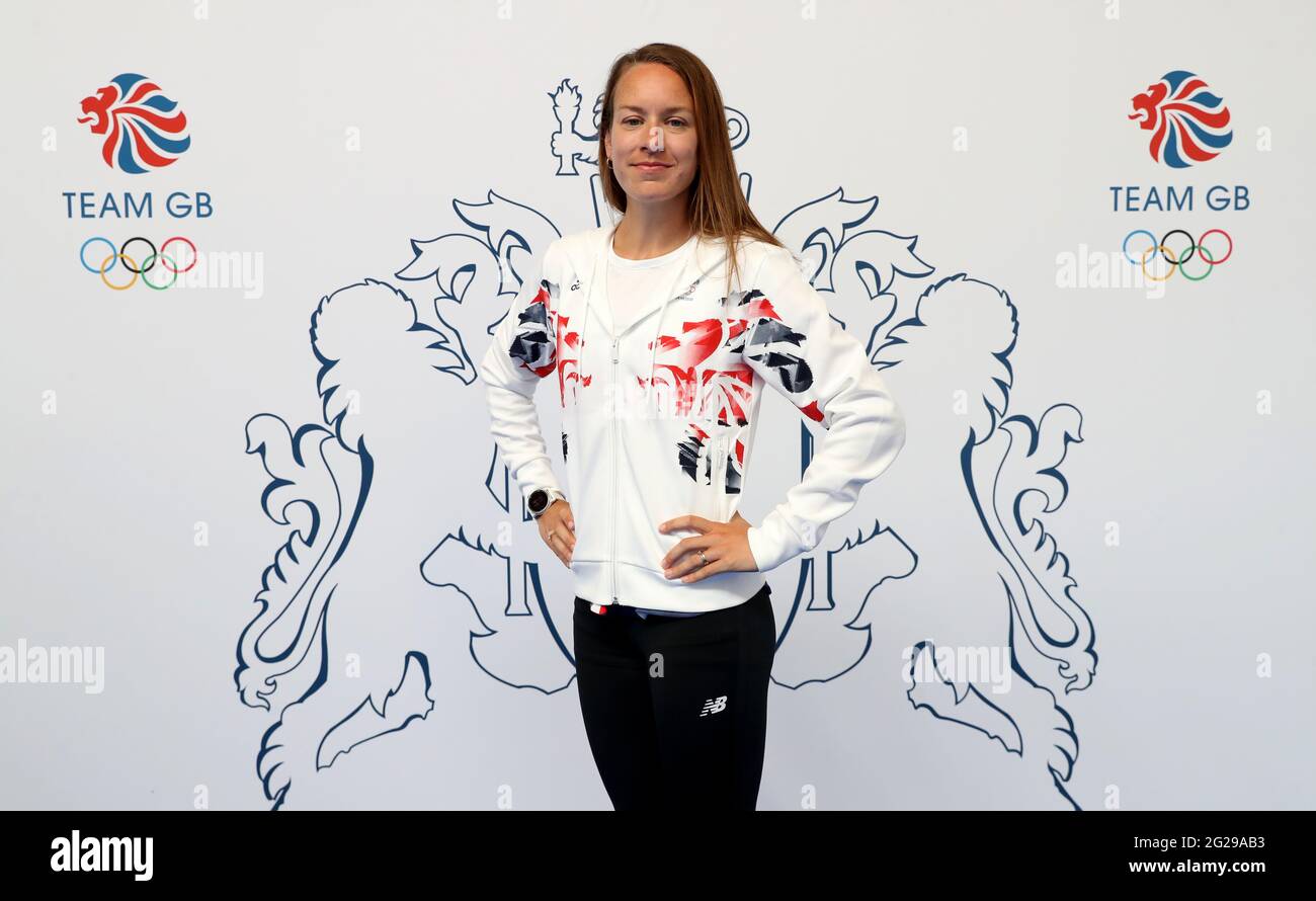 Great Britain's Stephanie Twell during the kitting out session for the ...