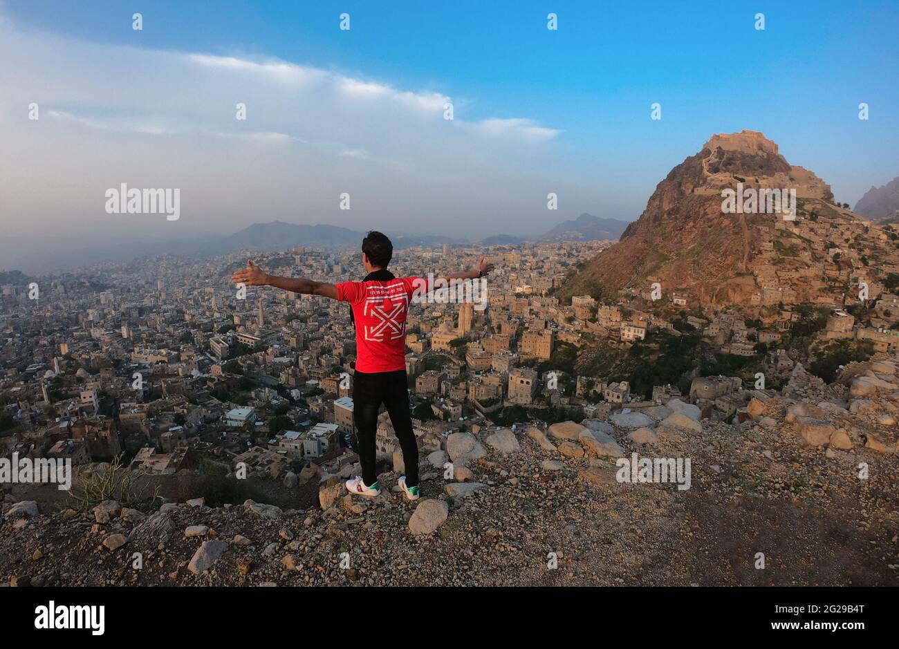 Taiz Yemen 19 June 2020 : The Yemeni city of Taiz, and the historic ...