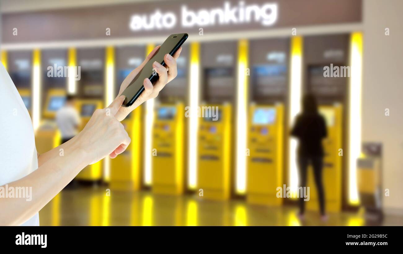 Mobile atm hi-res stock photography and images - Alamy