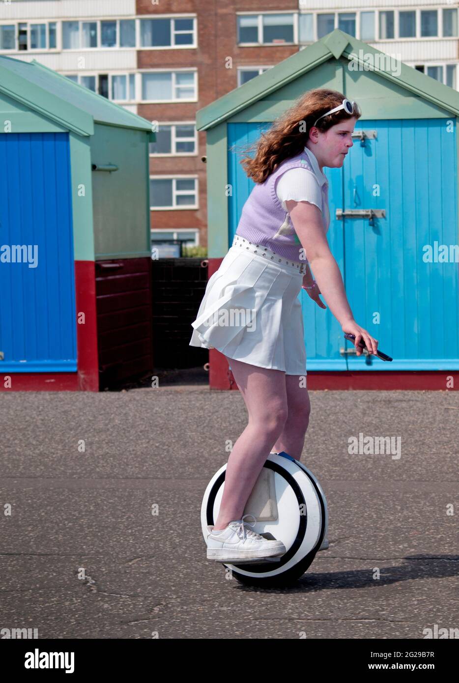 Unicycle girl hi-res stock photography and images - Alamy