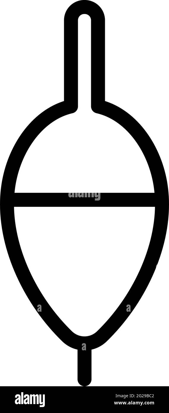 Icon Of Float. Bold outline design with editable stroke width. Vector ...