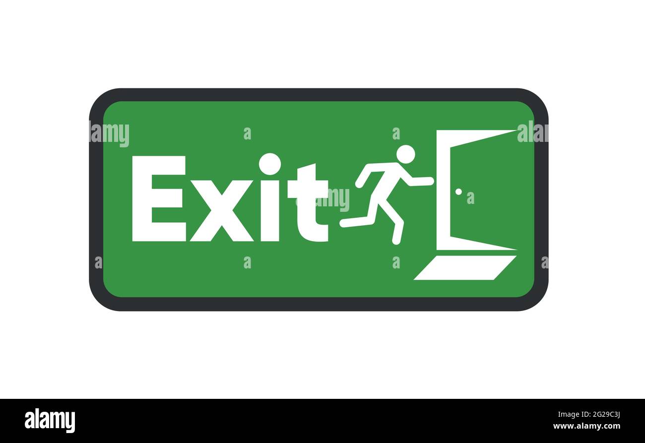 Green entrance arrow sign Stock Vector Images - Alamy