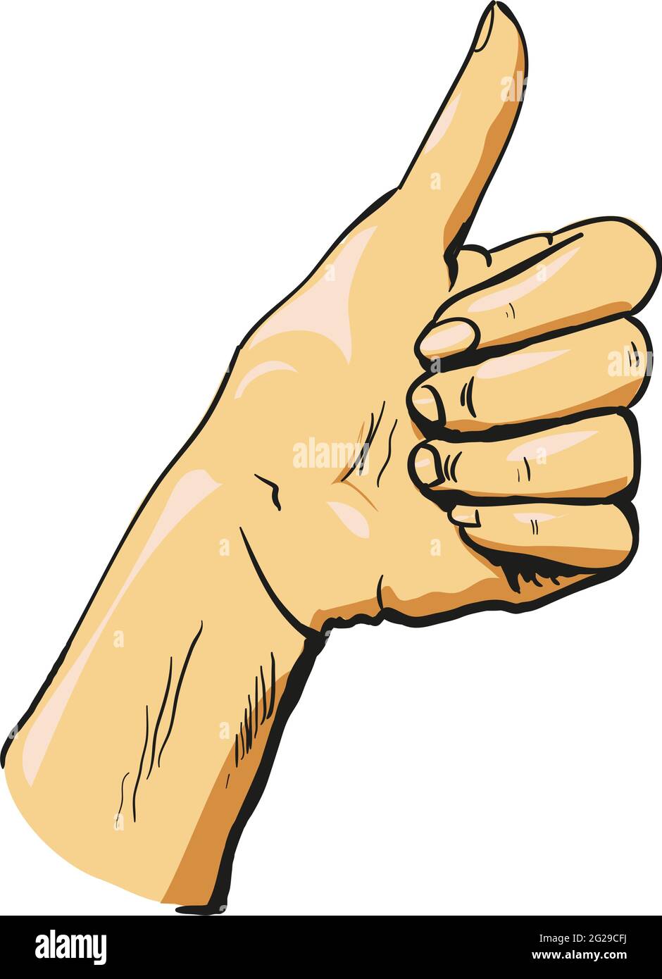 Vector hand thumb up icon like finger good ok sign Stock Vector Image ...