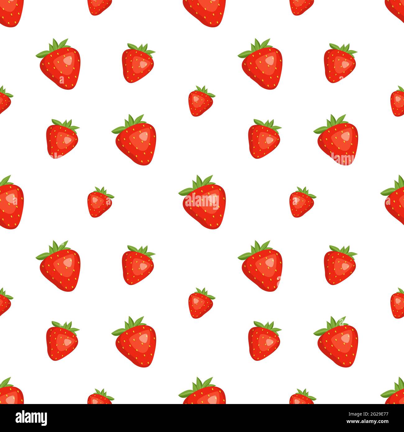 Red strawberry pattern Stock Vector Images - Alamy