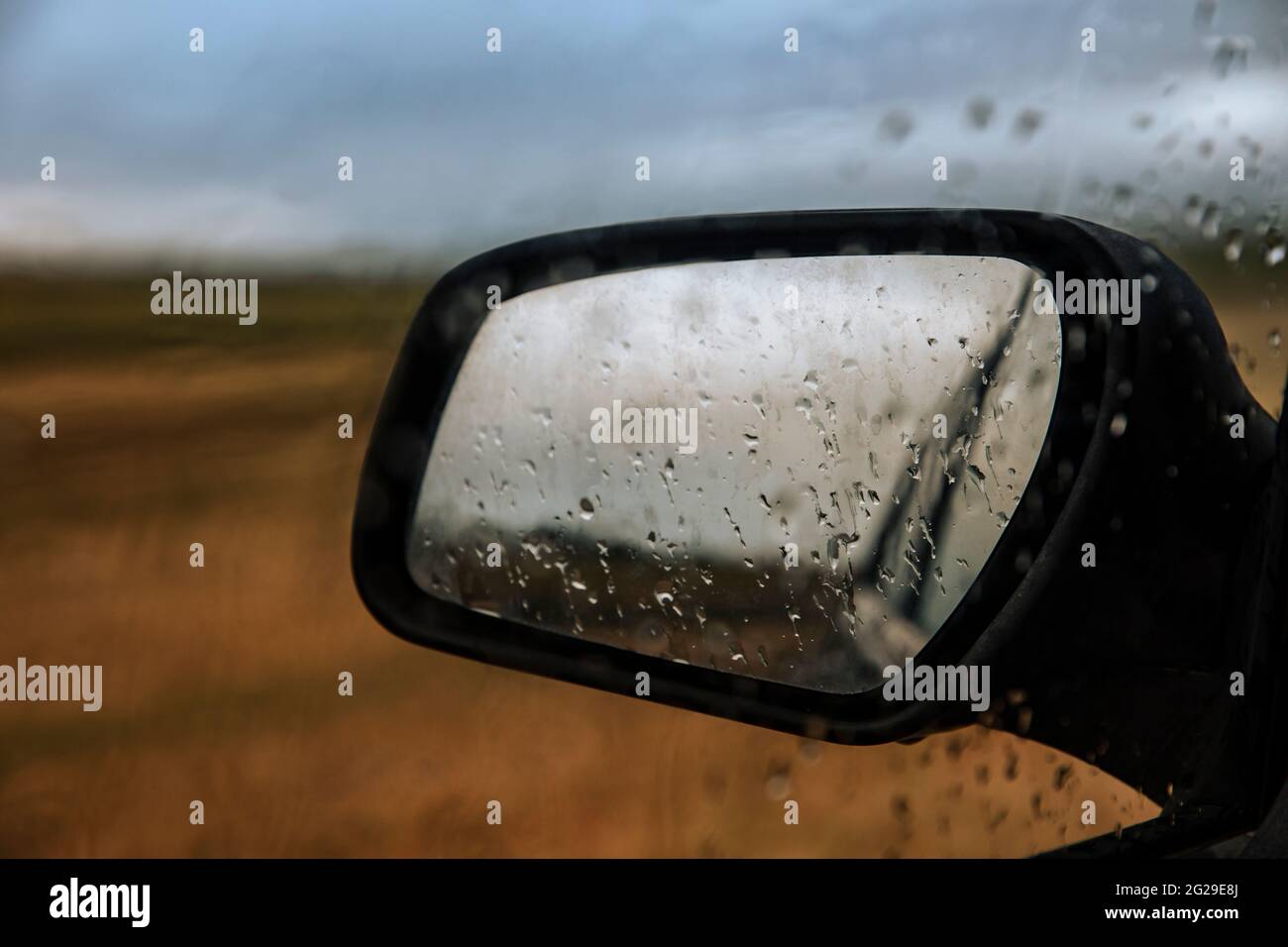 Sun reflecting in car mirror hi-res stock photography and images - Alamy