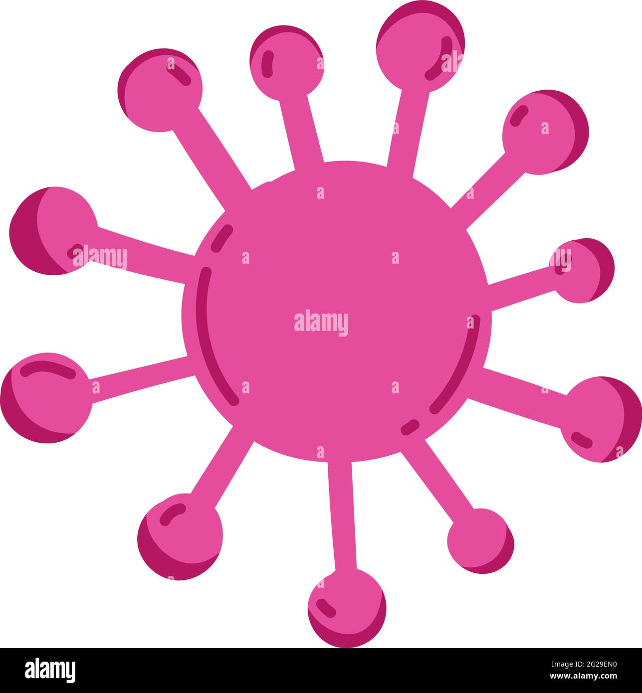 coronavirus covid 19 molecule Stock Vector Image & Art - Alamy