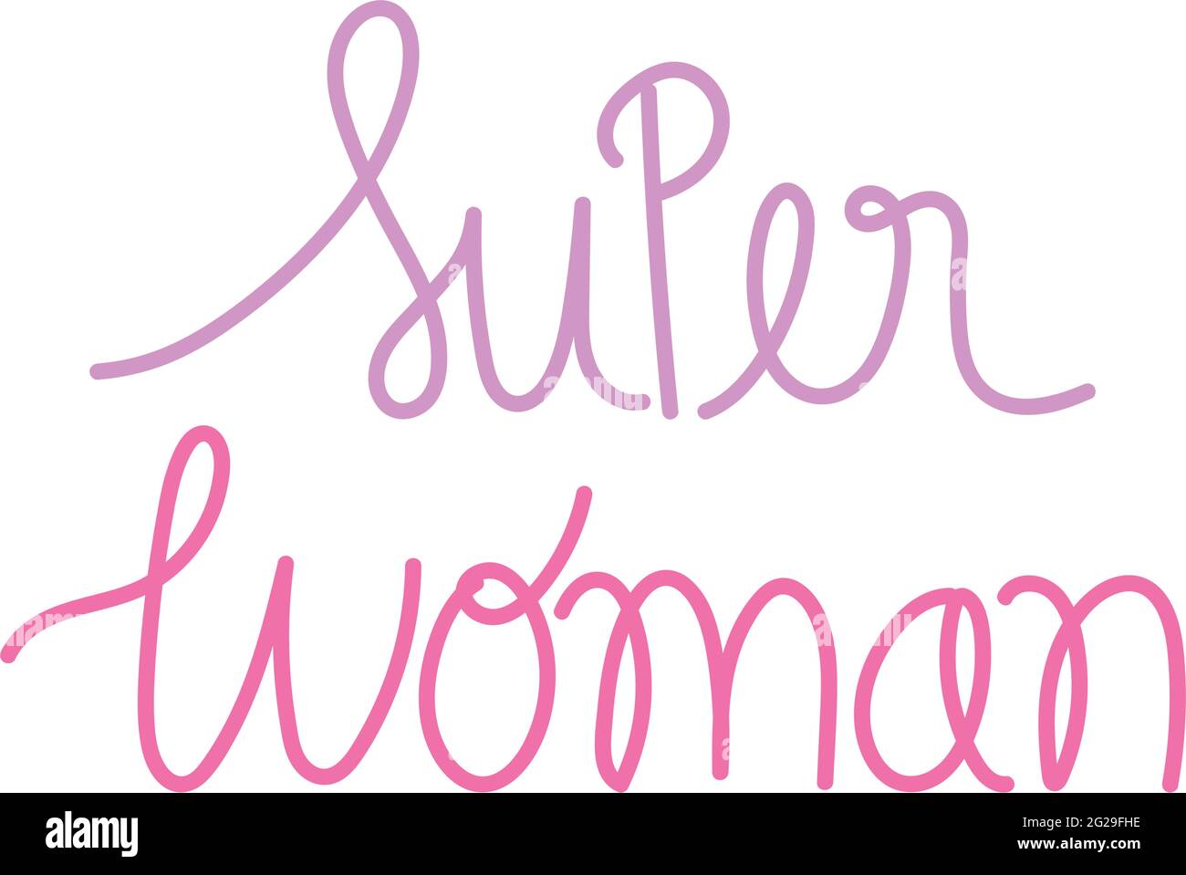 Super woman quote Cut Out Stock Images & Pictures - Alamy