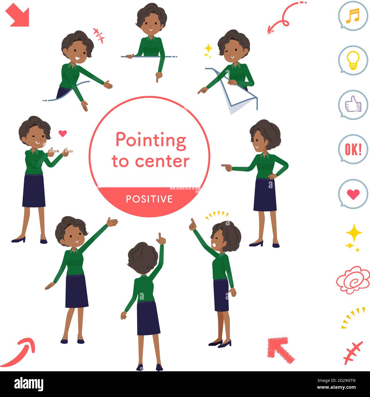 Point suggest Cut Out Stock Images & Pictures - Alamy