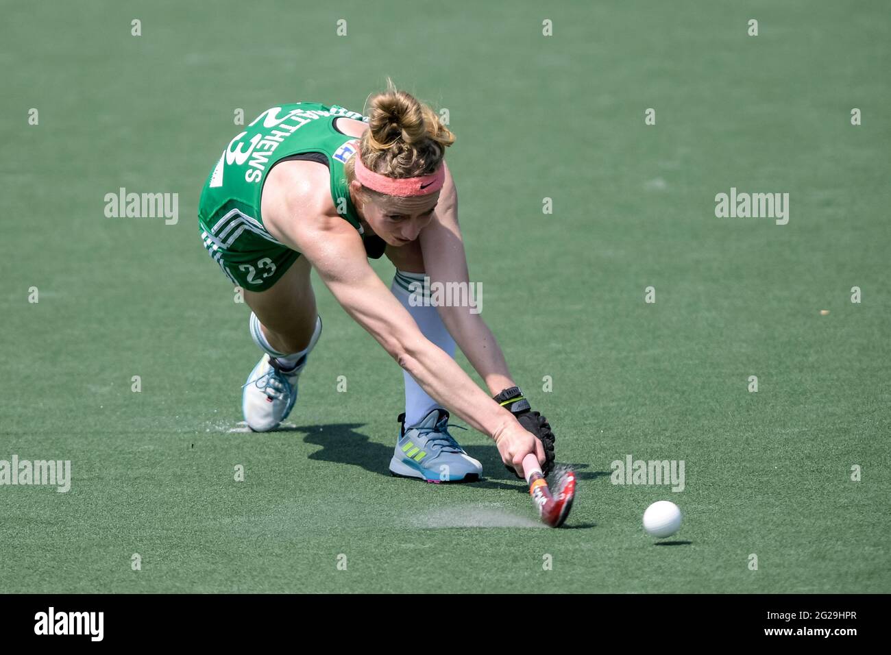 AMSTELVEEN, NETHERLANDS - JUNE 9: Hannah Matthews of Ireland during the ...