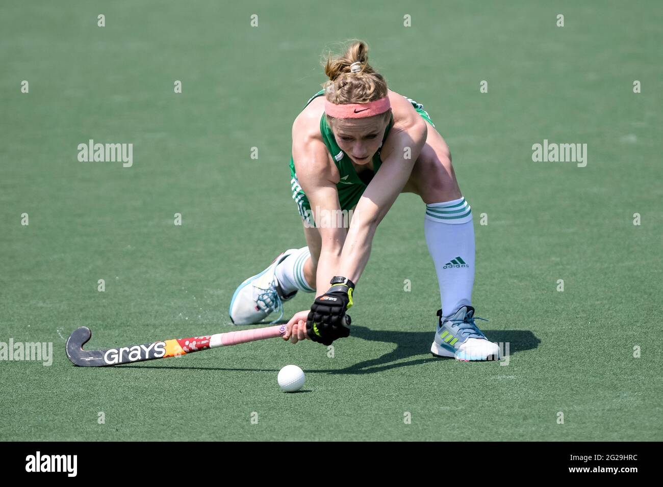 AMSTELVEEN, NETHERLANDS - JUNE 9: Hannah Matthews of Ireland during the ...