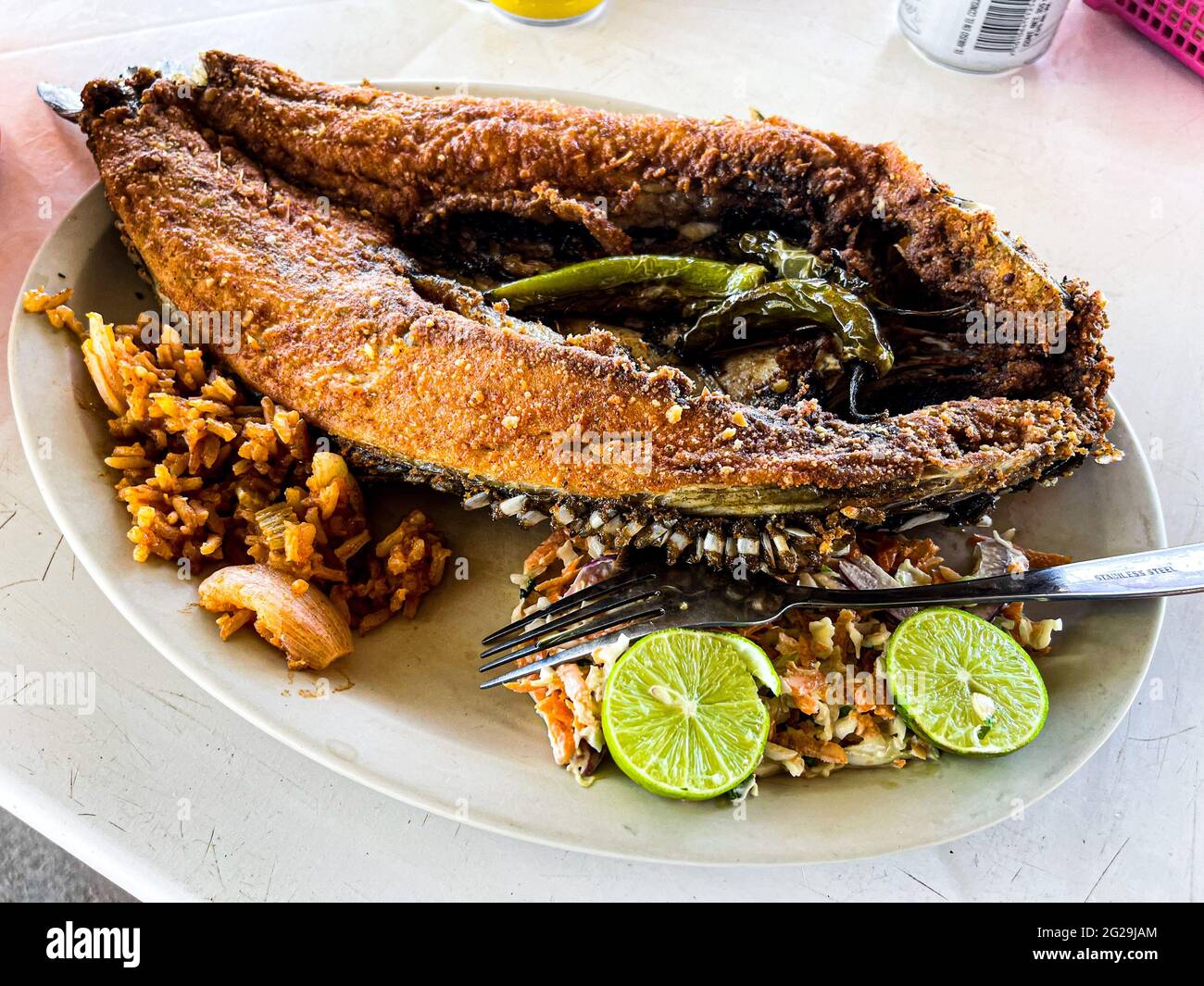 Fried fish. fried smooth fish. Mullet, Flat-headed mullet. Mullet ...