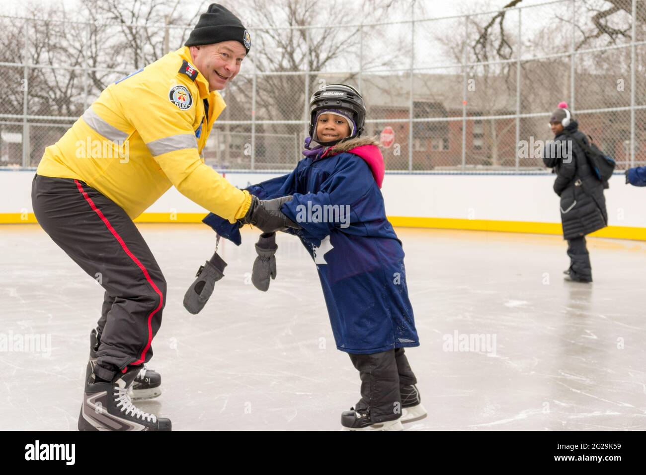 Toronto Police members partake in the official opening of the Regent ...