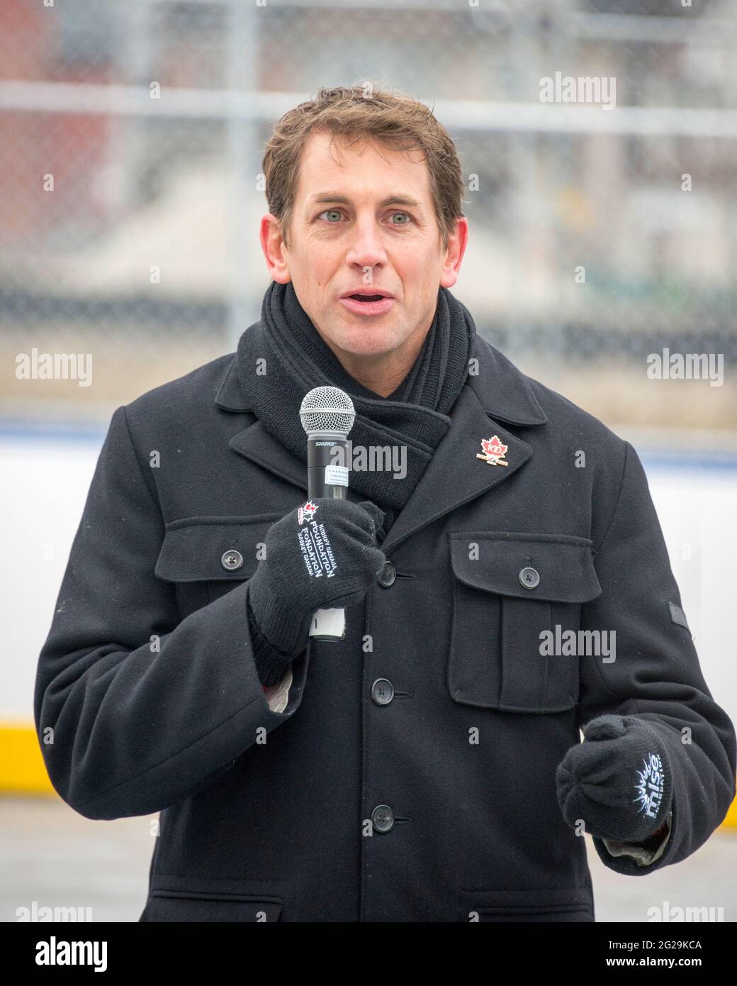 Chris Bright executive director of Hockey Canada Foundation during the ...