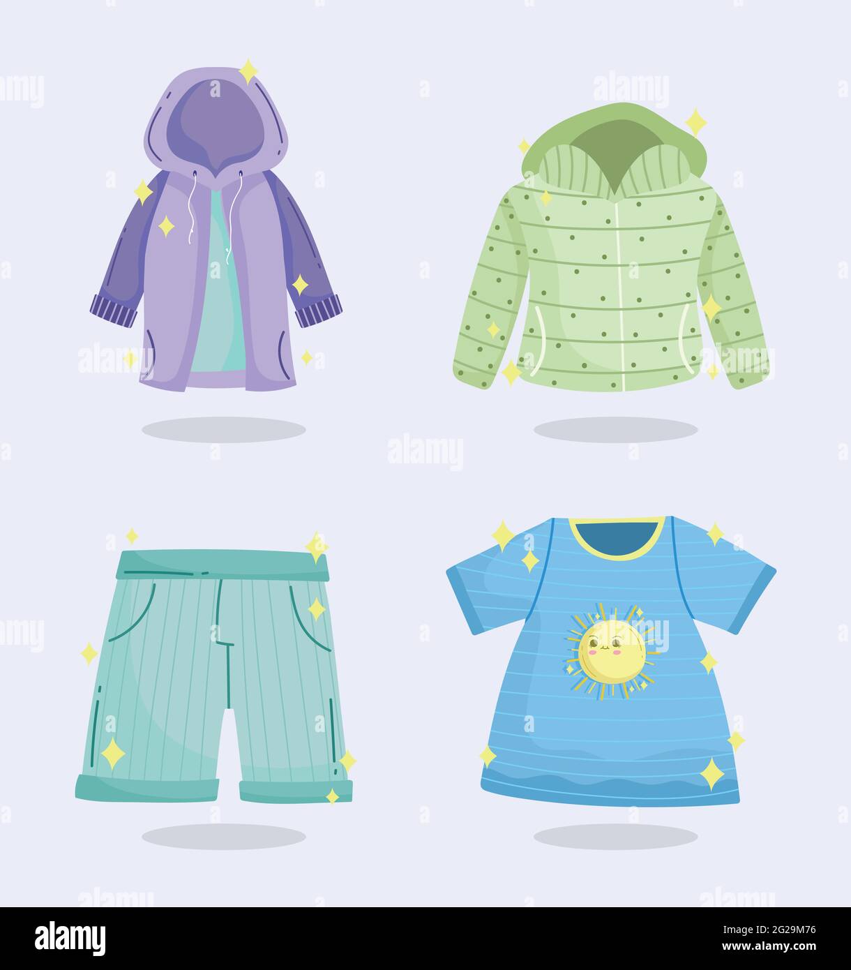 season weather clothes Stock Vector Image & Art - Alamy