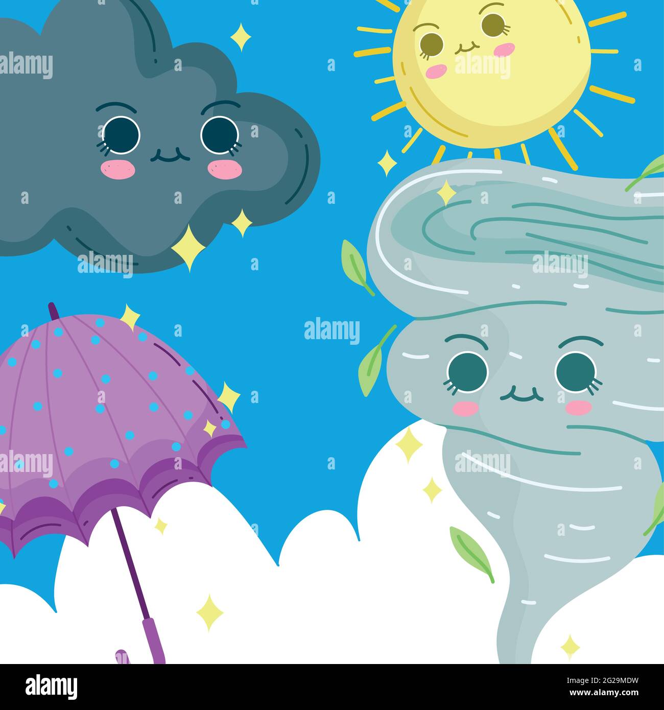 season weather cute Stock Vector Image & Art - Alamy