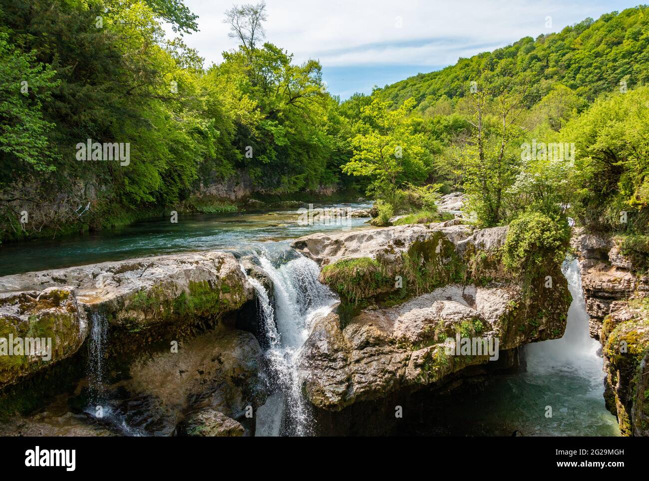 Small canyon waterfalls hi-res stock photography and images - Alamy