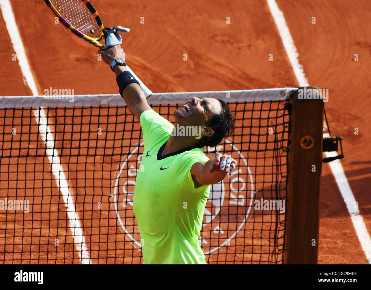 Paris, Fra. 09th June, 2021. Paris, Roland Garros, French Open Day 11 ...