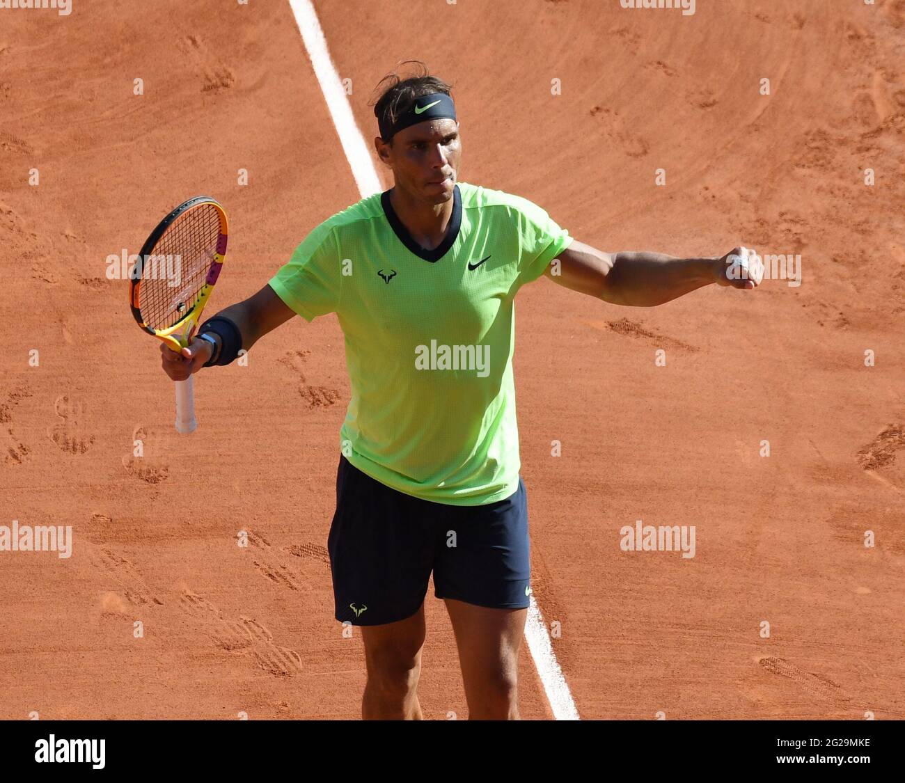 Paris, Fra. 09th June, 2021. Paris, Roland Garros, French Open Day 11 ...