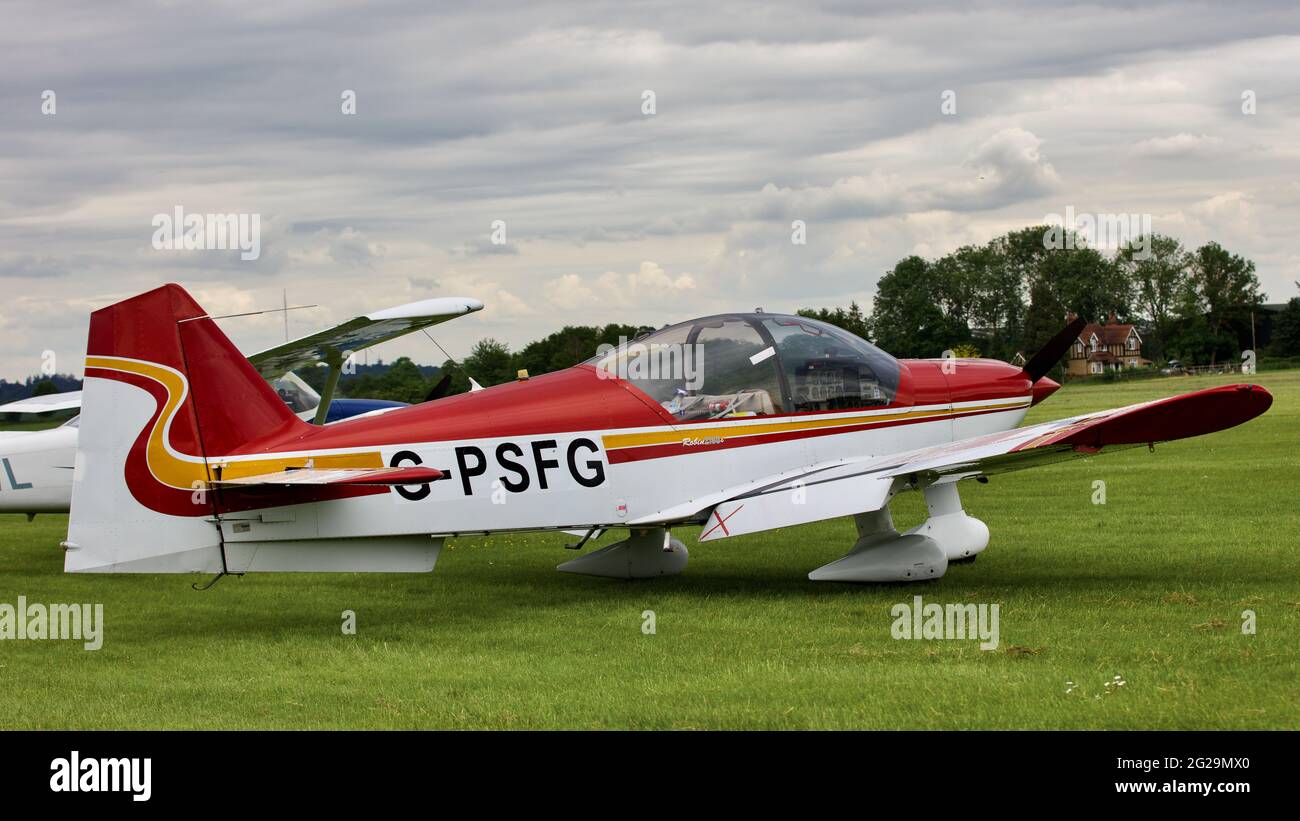 Robin R2160 Alpha Sport (G-PSFG) at Old Warden Aerodrome on the 6th ...