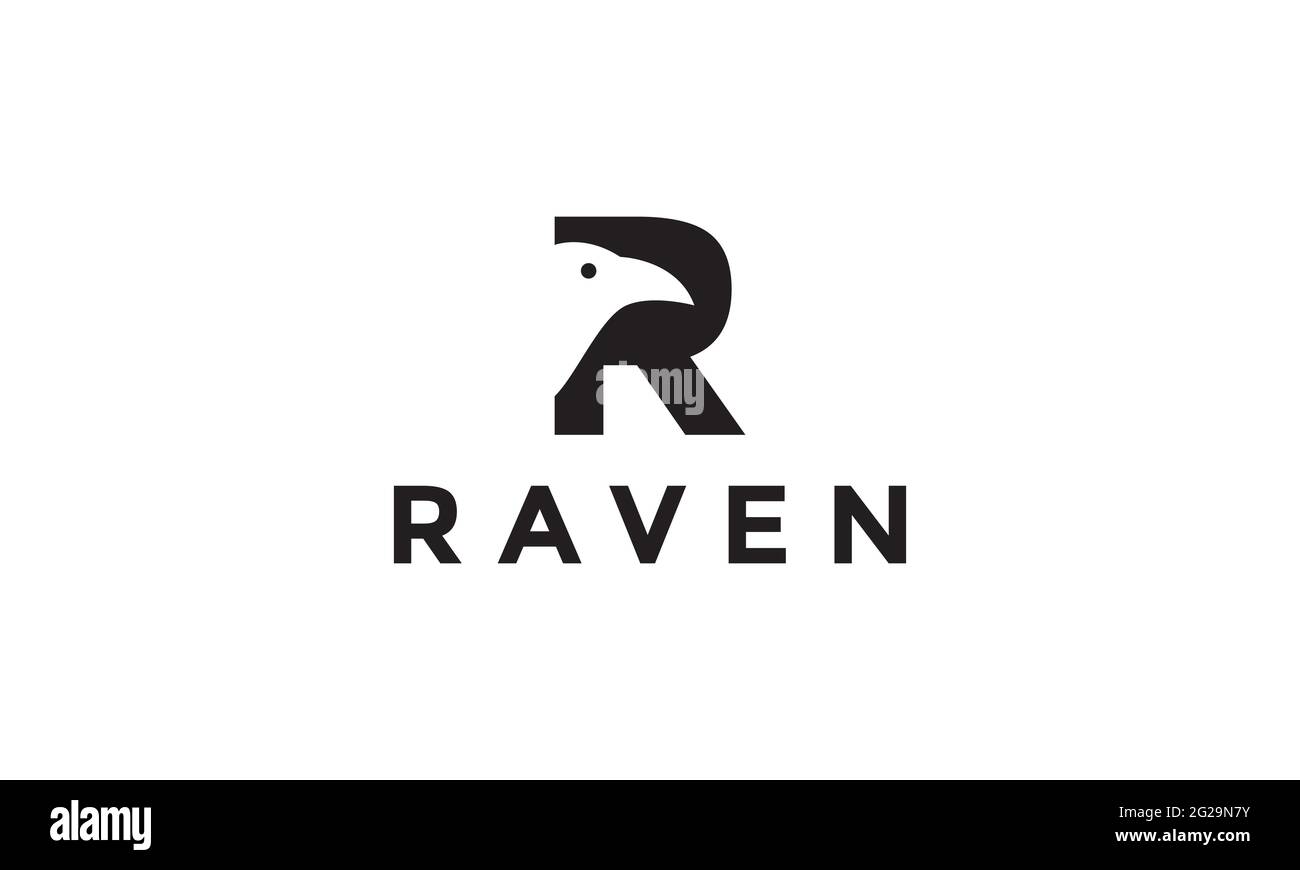 Ravens head Stock Vector Images - Alamy