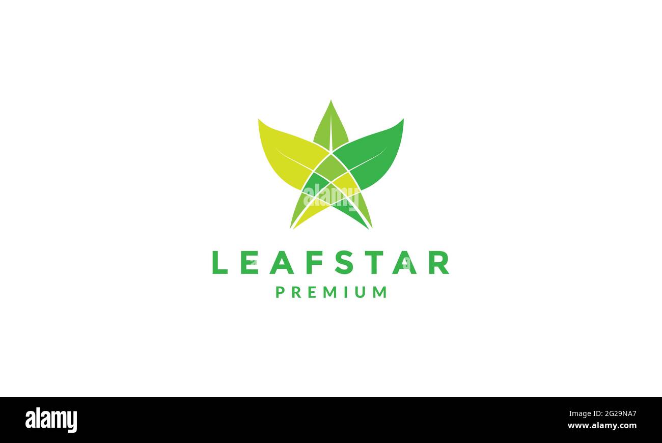 Leaf star ideas vector vectors hi-res stock photography and images - Alamy