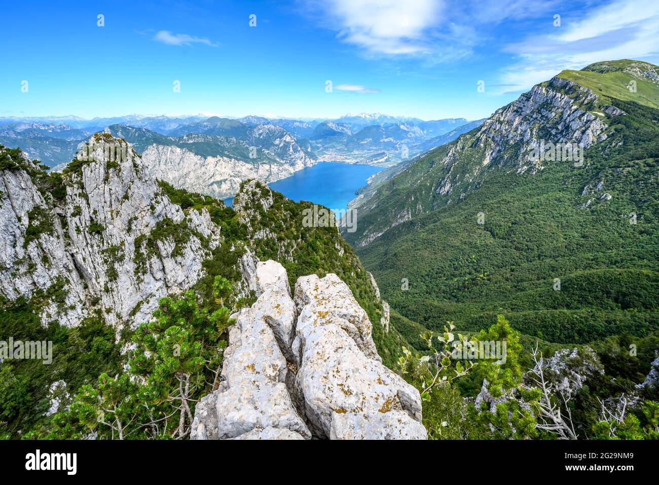 Monte Baldo hiking tour Stock Photo - Alamy