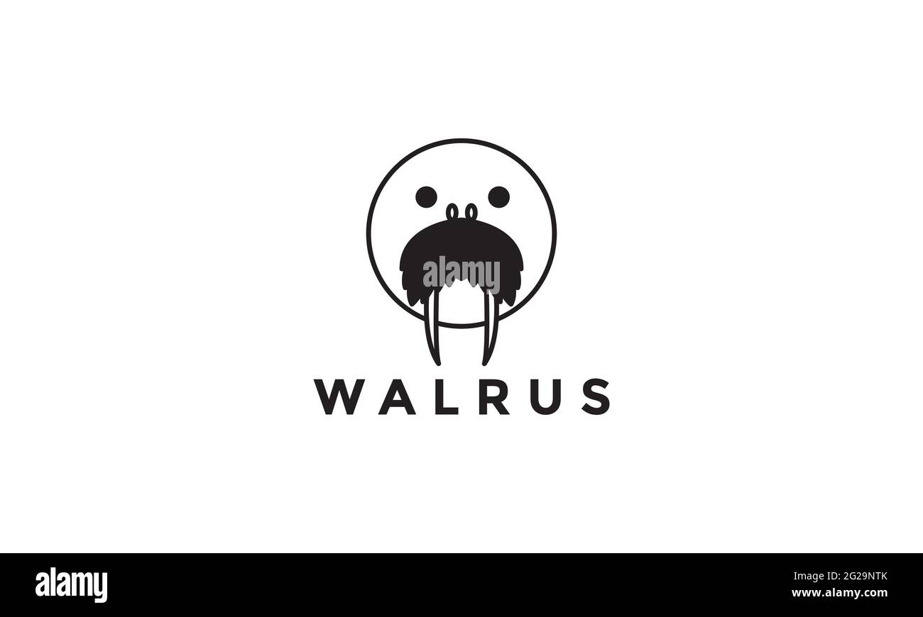 Walrus logo vector hi-res stock photography and images - Alamy